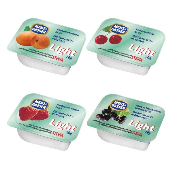 Menz & Gasser Portion Jam Light Assorted 20g – Hela Spice Singapore